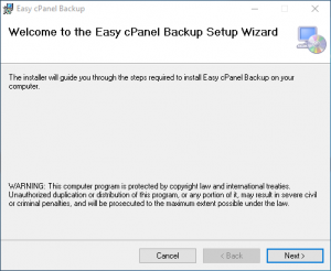 Easy cPanel Backup - Automatic cPanel Website Backup Software